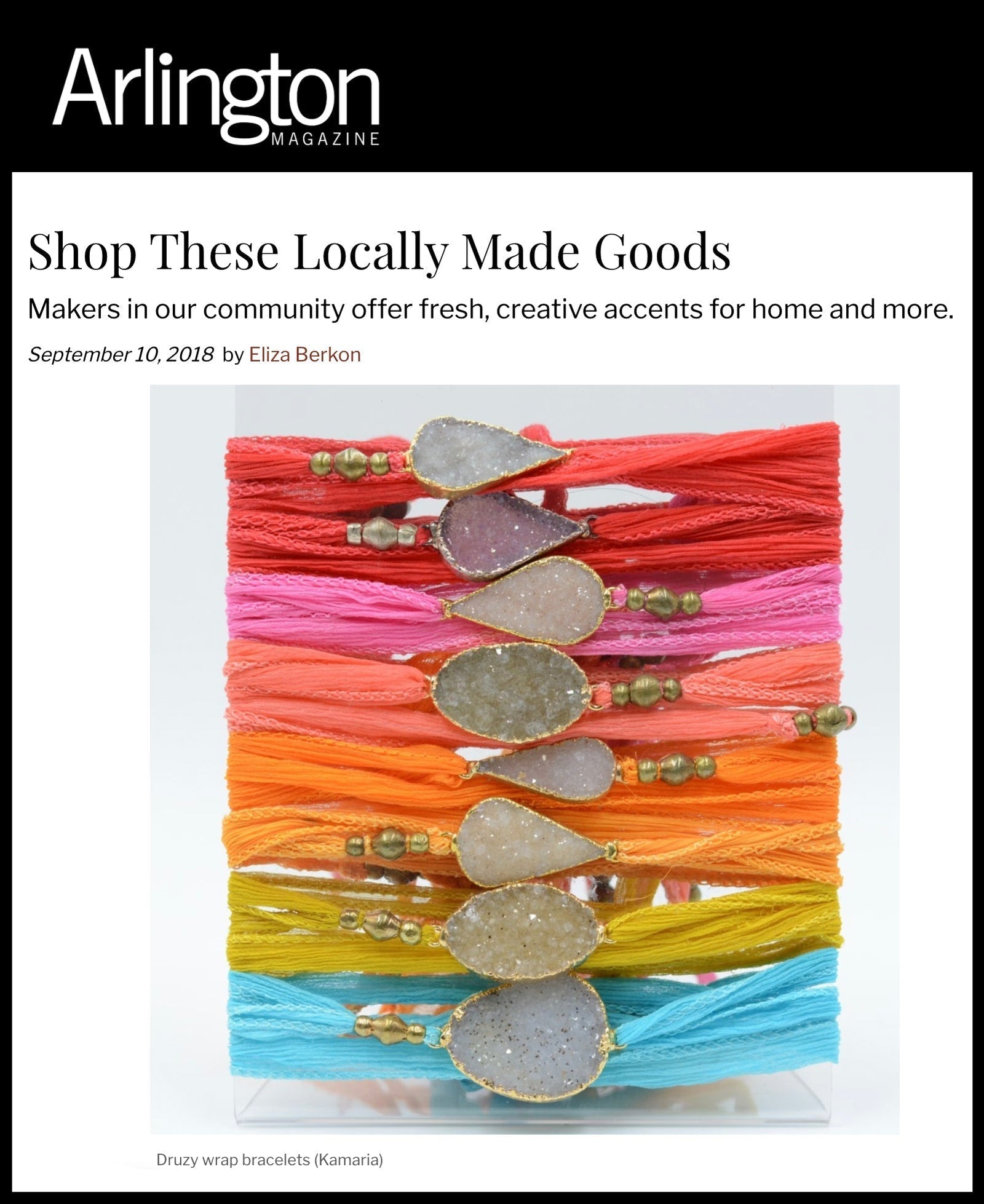 Arlington Magazine - KAMARIA