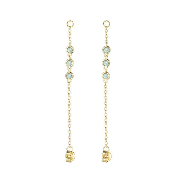 Triple Drop Chain Earring Enhancer - KAMARIA