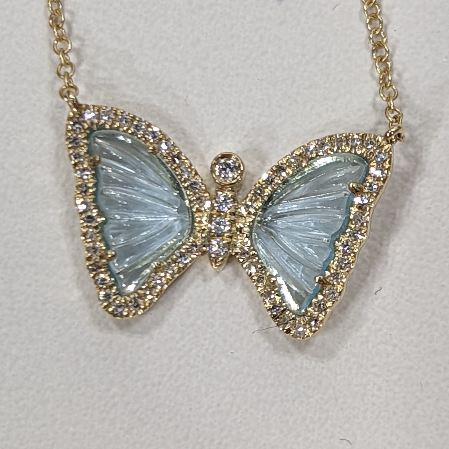 Diamond Butterfly Necklaces in 14k - Ready to Ship! - KAMARIA